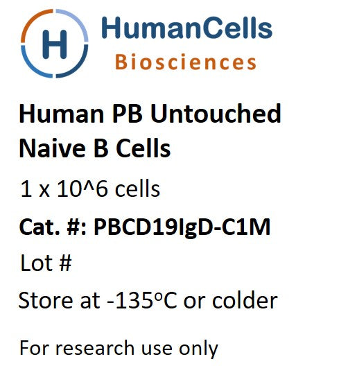 Buy Human Normal Peripheral Blood Untouched CD19+/IgD+ Naive B Cells ...